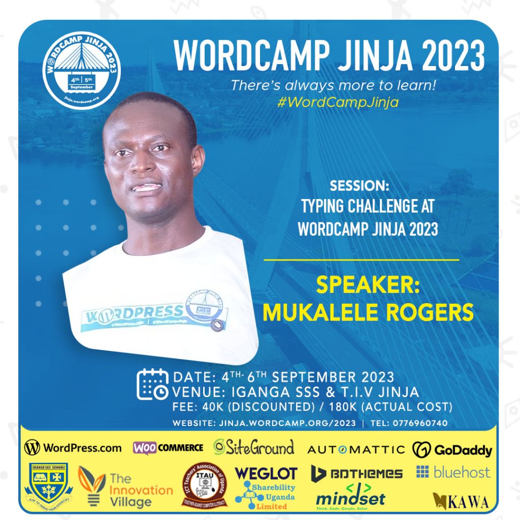 Typing Challenge at WordCamp Jinja 2023 – WordCamp Jinja 2023